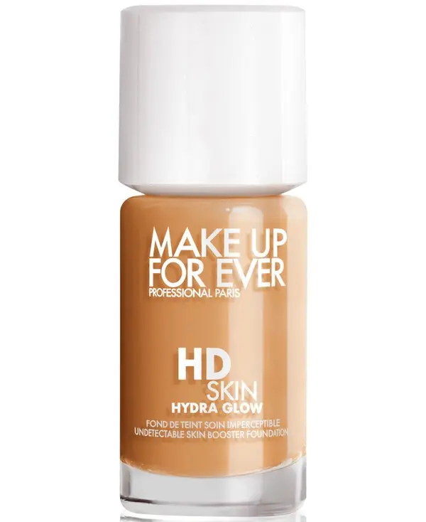 MAKE UP FOR EVER Hd Skin Hydra Glow Skincare Foundation With Hyaluronic Acid 1n00 Alabaster - 3y46 - Warm Cinnamonâ  - For Tan Skin Wi